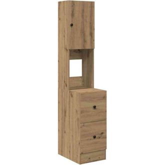 vidaXL Vidaxl - Meuble de cuisine avec tiroir ch&ecirc;ne artisanal Bois ding&eacute;nierie