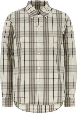 Burberry Femme, Blouses et Chemises, Multicolore, Taille: 36 FR Chemise en popeline brod&eacute;e