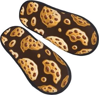 Generic Chaussures De Maison Mod&egrave;le De Nourriture De Biscuit Duveteux Shoes Pour Femme Et Homme Pantoufle Spa Slippers Pour Camping F&ecirc;te L