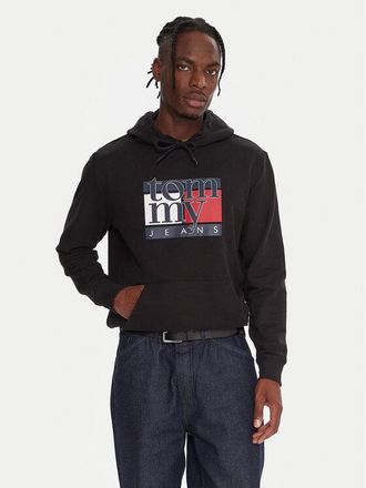 Tommy Jeans Sweatshirt DM0DM22092 Schwarz Relaxed Fit