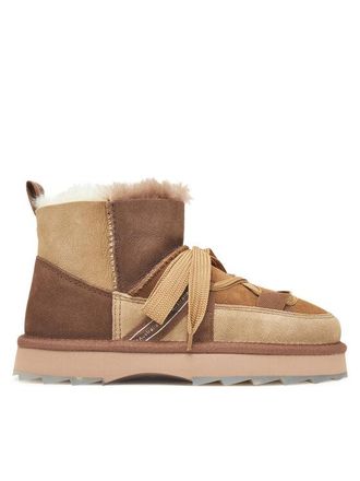 Emu Schneeschuhe Blurred Micro Patchwork W13195 Braun