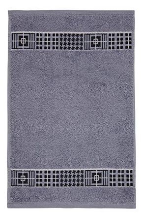 FROTTANA Fjord Gästetuch 30 x 50 cm aus 100% Baumwolle, granite