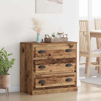 vidaXL Buffet Bois Ancien 70 x 35,5 x 67,5 cm Bois ding&eacute;nierie vidaXL