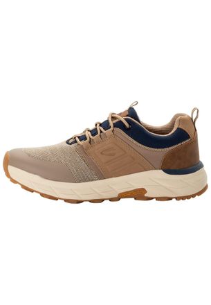 Camel Active Herren Sportlicher Sneaker mit Lederbesatz Beige-Braun, menswear-41