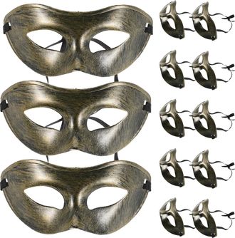DOITOOL 15st&uuml;cke Halbmaske F&uuml;r Maskenb&auml;lle Maske F&uuml;r Erwachsene Karnevals-Augenmaske Halloween-Maske F&uuml;r M&auml;nner Abschlussballmaske Kost&uuml;mmaske Elegante Maske 
