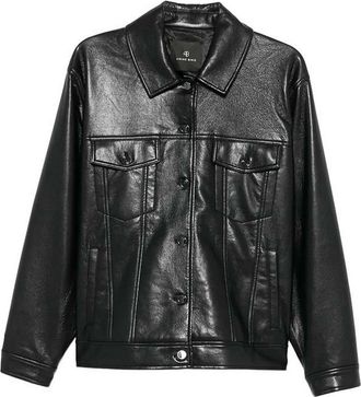 Anine Bing Knielanger Mantel - Schwarz