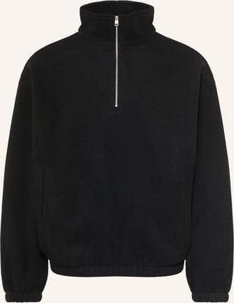 Sandro Sandro Oversized-Troyer Aus Fleece schwarz