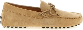 Tod's Homme, Chaussures, Beige, Taille: 42 EU Mocassins Gommino en daim