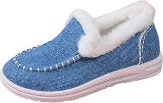 Generic Bottes chaudes pour femme, bottes dautomne et dhiver, couleur unie, chaussures de sport d&eacute;contract&eacute;es et &eacute;l&eacute;gantes pour femme, bleu ciel, 37.5 EU