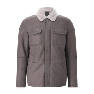 Werner Christ Werner Christ, Homme, Vestes, Gris, Taille: XL Vestes en fausse fourrure et shearling