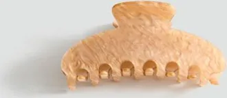 Mango Pince &agrave; cheveux effet nacr&eacute; caramel - Femme - Taille unique - MANGO