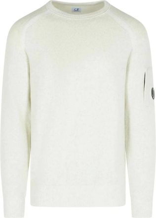 C.P. Company C.p. Company, Homme, Pulls, Blanc, Taille: L Maille Ras du Cou