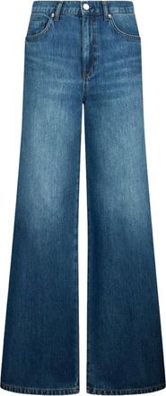 Liu Jo Femme, Jeans, Bleu, Taille: W32 Jean &eacute;vas&eacute; avec fentes lat&eacute;rales