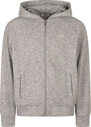 GCDS Band Logo Kapuzenjacke - - Sweatshirts & Hoodies - Herren - Grau - XS