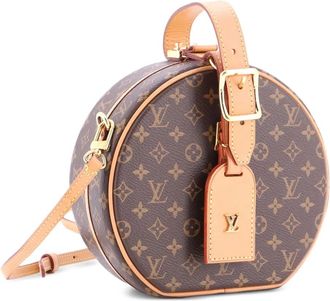 Louis Vuitton Petite Boite Chapeau Bag Monogram Canvas crossbody bag - Braun