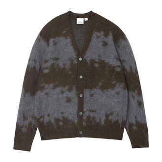 Gramicci Mohair Splatter Cardigan - - Knitwear - Herren - Mehrfarbig - XS