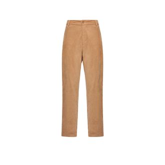 Moncler Moncler Corduroy Trousers, Men, Beige, Size: 46