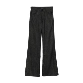 Dondup Femme, Jeans, Bleu, Taille: W30 Amber Wide-leg Jeans