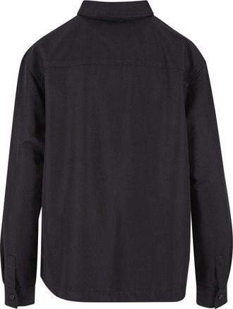 Urban Classics Kurzarmshirt Urban Classics Damen Ladies Oversized Twill Shirt (1-tlg)