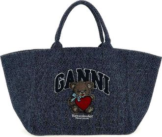 Ganni Sac Cabas - Bleu