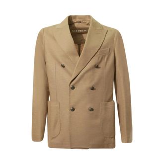 Circolo 1901 Doppelreihiger Woll-Kaschmir-Mantel - - Jackets - Herren - Braun - M