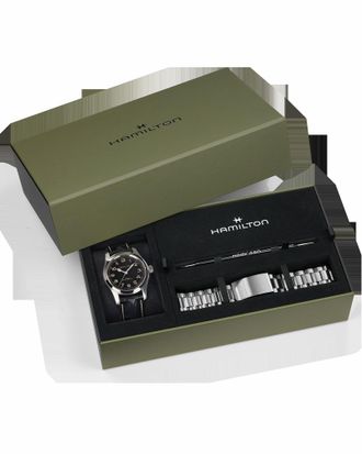 Hamilton Khaki Field Automatik H70605732 Set mit Box 42mm