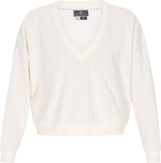 Dreimaster Dreimaster Sweatshirt Frauen cremefarben