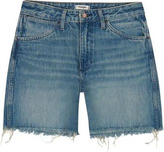 Wrangler Cowboy Court 5 inch Short en Denim, Leaving Town, 28 W Femme