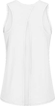 Generic Débardeurs pour femme à dos ouvert à nouer dans le dos, vêtements de yoga, danse, athlétisme, maillots de sport pour fête, gym, sport, été 2025, blanc