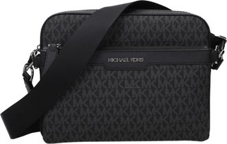 Michael Kors Schwarze Stoff Umh&auml;ngetasche