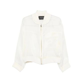 Fabiana Filippi Femme, Vestes, Blanc, Taille: 38 FR V&ecirc;tement dext&eacute;rieur Fabiana Filippi