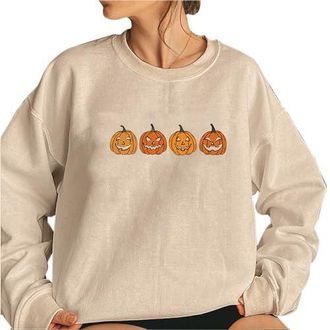 Generic Veste de surv&ecirc;tement pour femme - Pull imprim&eacute; t&ecirc;te - Sweat-shirt &agrave; manches longues - Sweatshirt pour adolescentes et filles - Costume dHalloween - Pu
