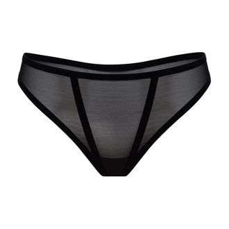 Wolford Bonded T&uuml;ll String - - Underwear - Damen - Schwarzk - S