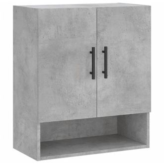 vidaXL Wandschrank Betongrau 60x31x70 cm Holzwerkstoff Vidaxl