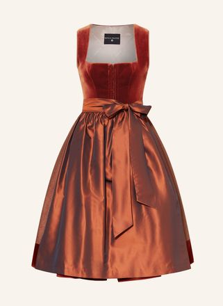 Kinga Mathe Kinga Mathe Dirndl Tuzla Mit Glitzergarn rot