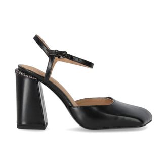 Ash Quadratische Zehen Slingback Pumpe - - Shoes - Damen - Schwarzk - 40 EU