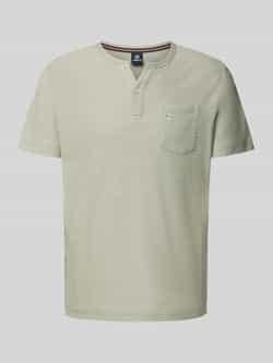 Lerros T-Shirt mit Brusttasche und Label-Stitching Modell SERAFINO