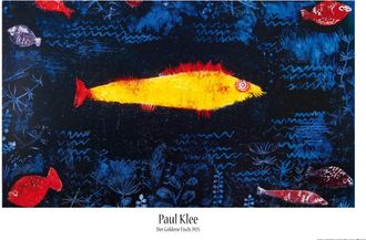 1art1 Paul Klee Poster Der Goldene Fisch, 1925 Plakat | Bild 91x61 cm