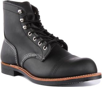 Red Wing Shoes Homme Iron Ranger Cuir Black Bottes 41.5 EU
