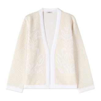 Oltre Damen, Strickwaren, Wei&szlig;, LGr&ouml;&szlig;e