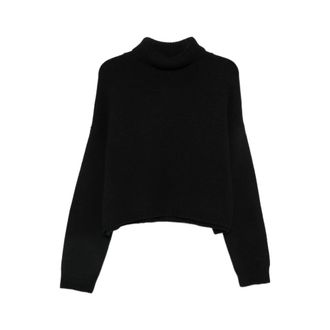 Lisa Yang Femme, Pulls, Noir, Taille: 38 FR Pull col roul&eacute; Zerlina