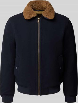 Premium by Jack & Jones Regular Fit Jacke mit Umlegekragen und Rei&szlig;verschluss