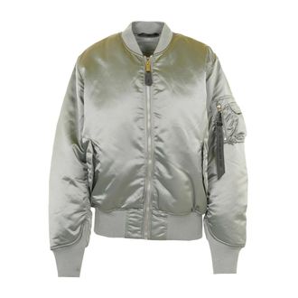Alpha Industries Veste Bomber Ma-1 Base Flight - Femme - Vestes - Gris - Taille: 40 FR