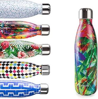 Ibili Thermokanne Palma, 500 ml, Edelstahl 18/10, Doppelwand, wiederverwendbar