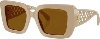 Chanel Sonnenbrille - - Accessories - Damen - Wei&szlig; - 52 MM