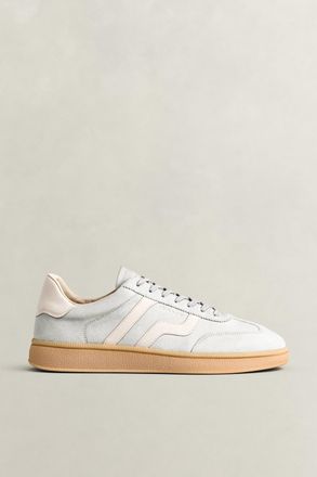 GANT Herren Cuzmo Sneaker aus Veloursleder (40) CONCRETE Grau