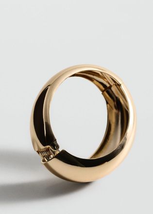 Mango Set bracelets rigides or - Femme - Taille unique - MANGO