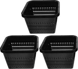 Hemoton 6 St&uuml;ck Kunststoff Netzt&ouml;pfe f&uuml;r Hydrokultur Bruchfestes Atmungsaktives Pflanzgef&auml;&szlig; f&uuml;r Hydrokultur und Erdelosen Anbau Kleiner Gartenkorb f&uuml;r Balkon 