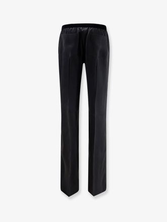 Tom Ford Womens Satin Trousers Black Silk