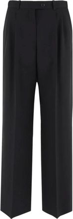 The Row Femme, Pantalons, Noir, Taille: 38 FR Pleated Wide Pantalons